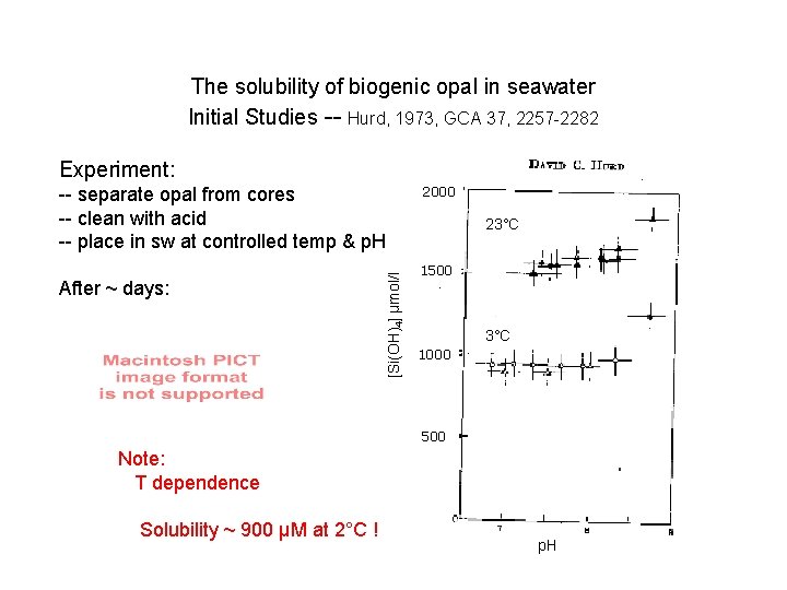 Biogenic Silica in Marine Sediments Inputs and Outputs