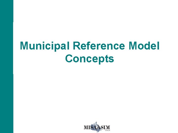 The Municipal Reference Model Understanding the DNA of