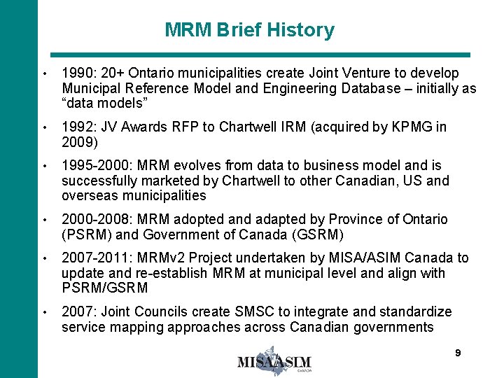 The Municipal Reference Model Understanding the DNA of