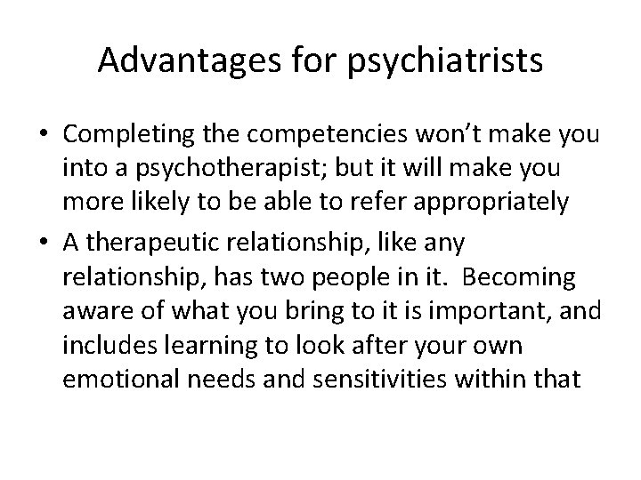 Psychotherapy Overview Speaker Dr Phil Hall Core Training