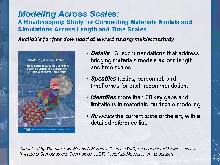 Modeling Across Scales A Roadmapping Study for Connecting