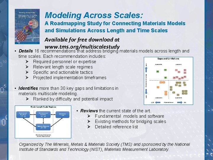 Modeling Across Scales A Roadmapping Study for Connecting