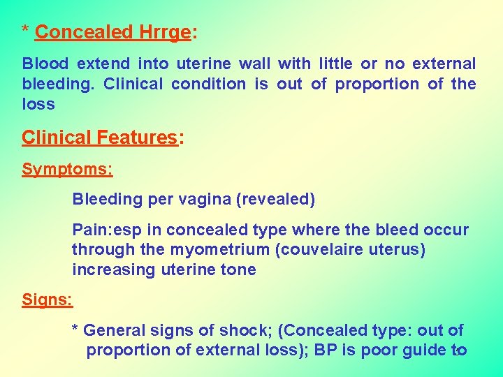 OBSTETRIC HEMORRHAGES 1 2 ANTEPARTUM HAEMORRHAGE APH Definition
