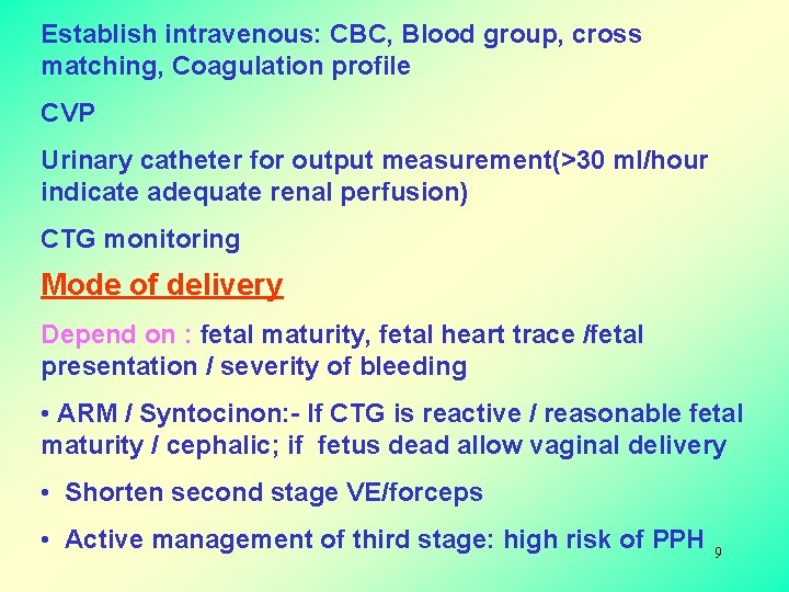 OBSTETRIC HEMORRHAGES 1 2 ANTEPARTUM HAEMORRHAGE APH Definition