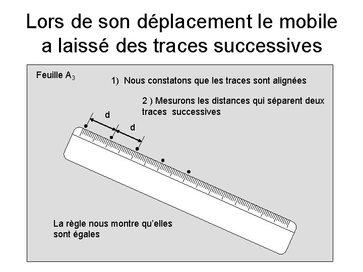 Etude du Mouvement Rectiligne Mouvement rectiligne uniformment vari