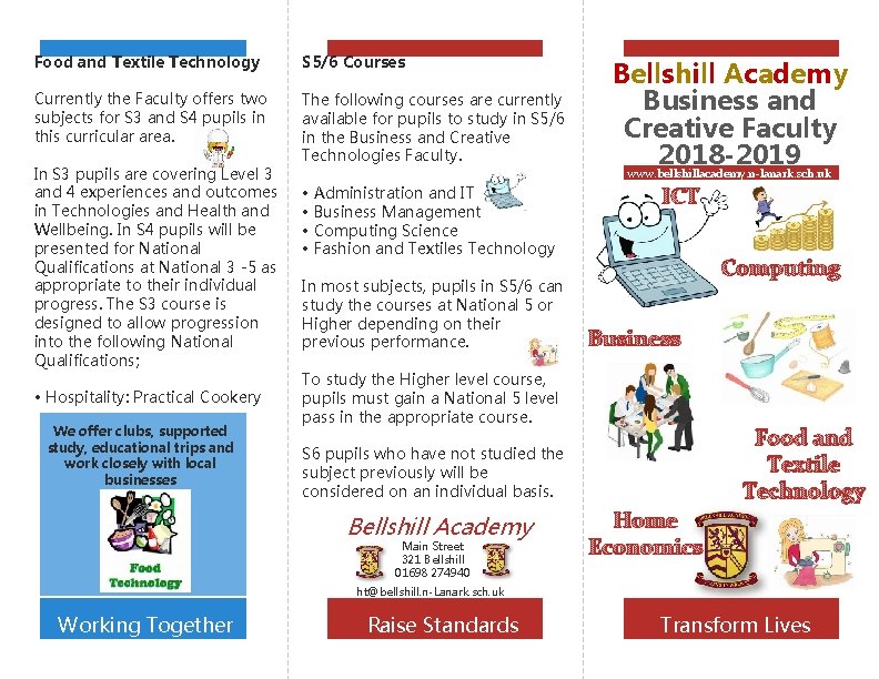 Food and Textile Technology S 56 Courses Currently