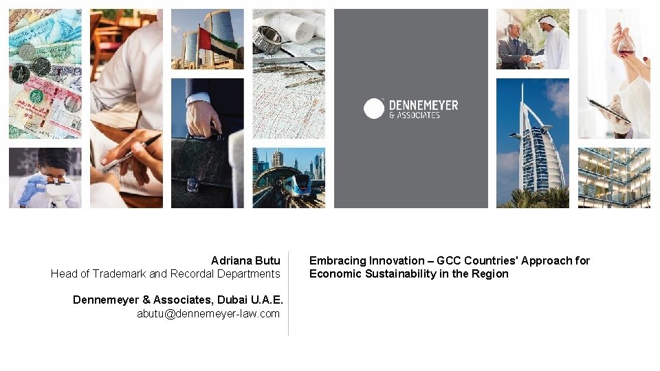 Adriana Butu Head of Trademark and Recordal Departments