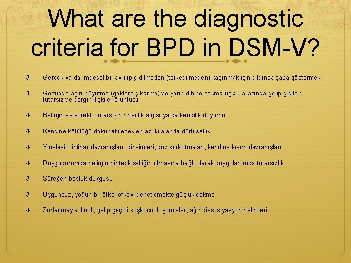 DIALECTICAL BEHAVIOURAL THERAPY FOR BPD CHAPTER 2 UZM