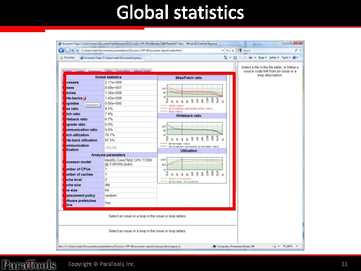 Introduction to Para Tools Thread Spotter Para Tools