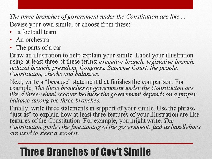 An Enduring Plan of Government The Constitution Excerpt