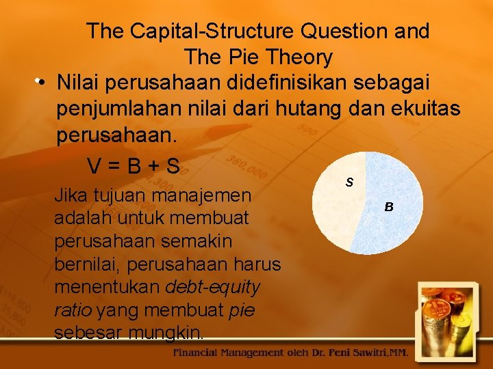 Capital structure Materi ke 5 Financial Management Bagian