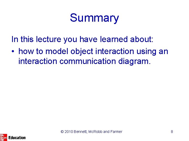 Object Interaction Sequence Diagrams Based on Chapter 9