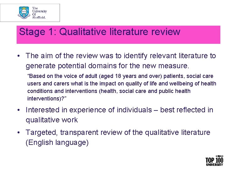 Developing a broader QALY instrument to capture health