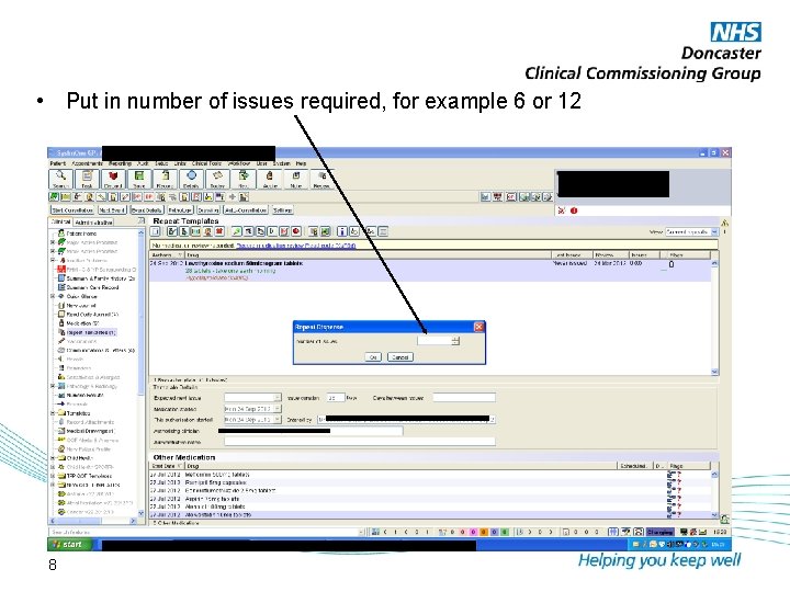 Electronic Repeat Dispensing ERD Set Up information for