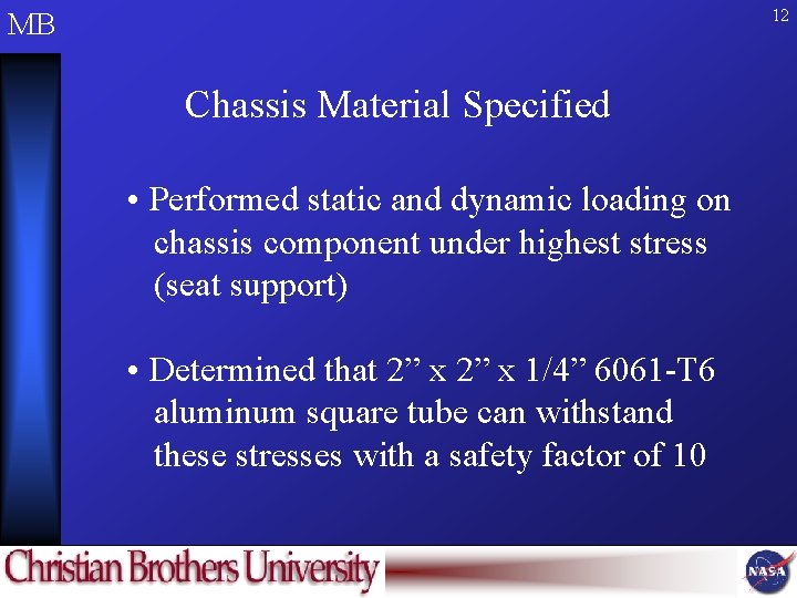 MB The Design Construction and Testing of a