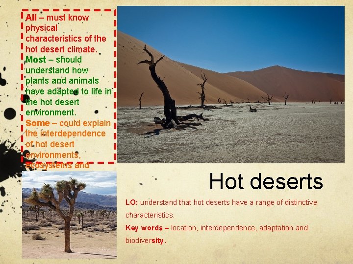 All must know physical characteristics of the hot