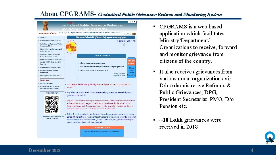 GOOD GOVERNANCE AND IMPROVED PUBLIC SERVICE DELIVERY PROJECTS