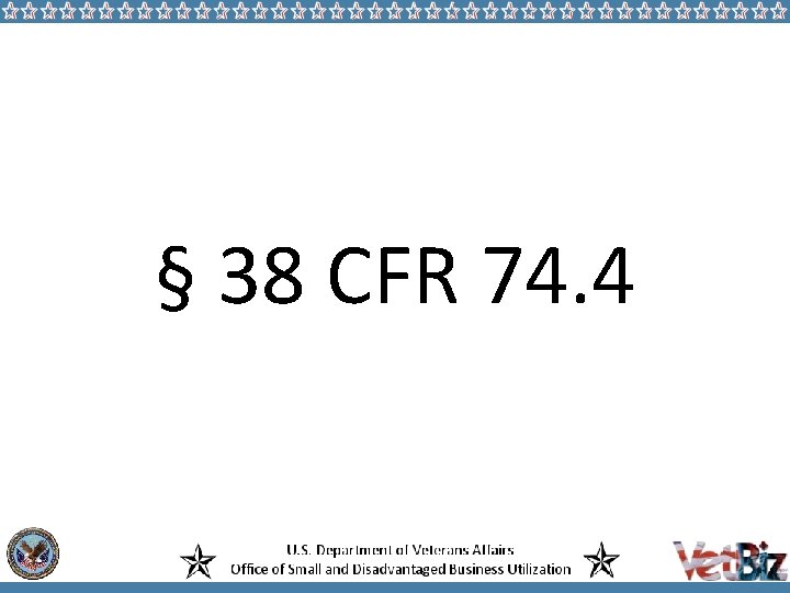 Veterans in Business Still Serving America Public Law