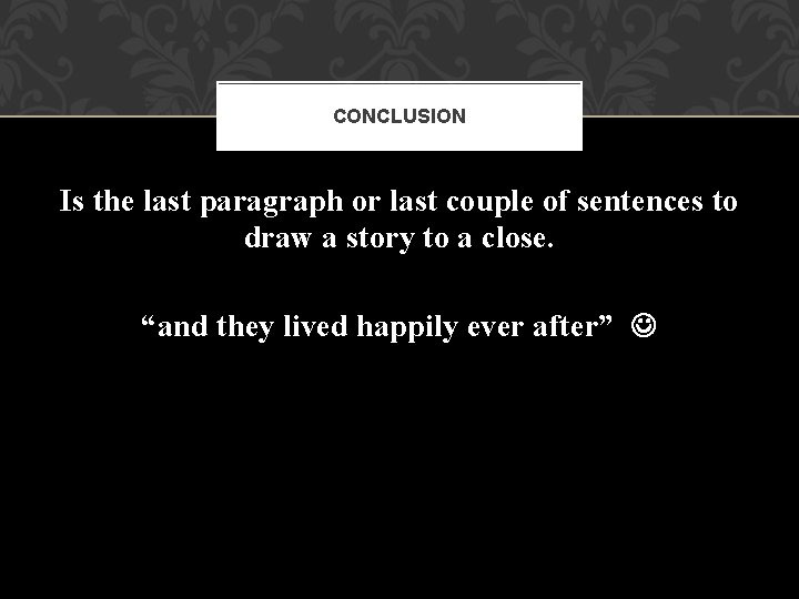 ELEMENTS OF A STORY PLOT WHAT IS A