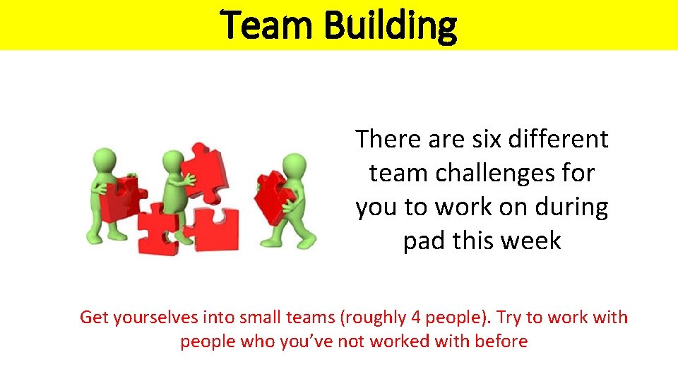 Team Building What are the characteristics of good