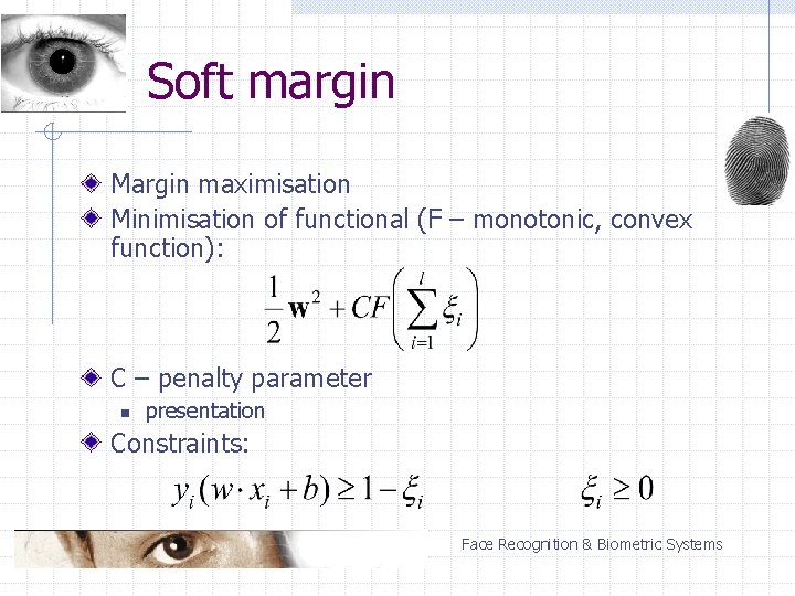 Support Vector Machines part 2 Face Recognition Biometric