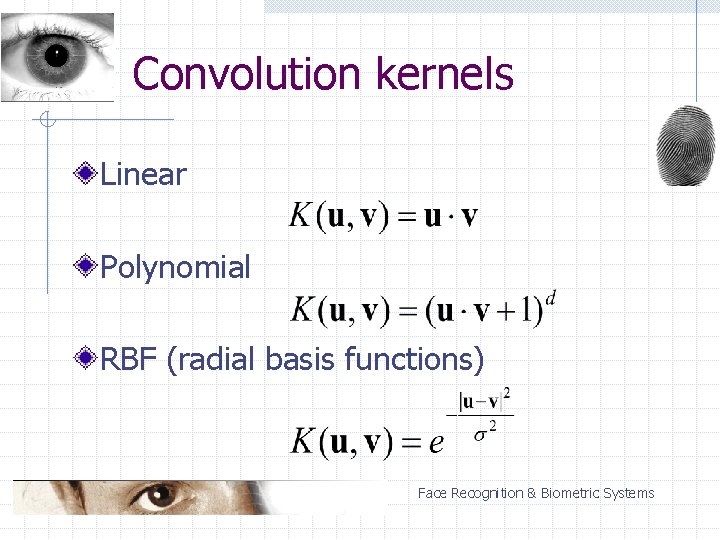 Support Vector Machines part 2 Face Recognition Biometric