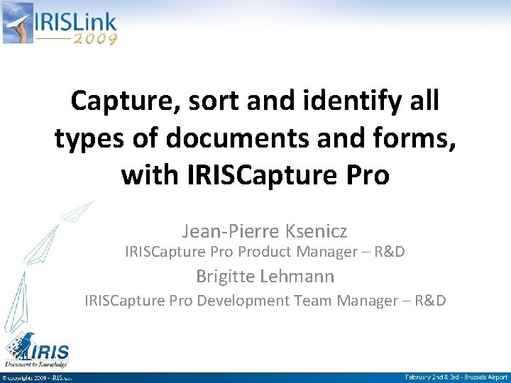 Capture sort and identify all types of documents