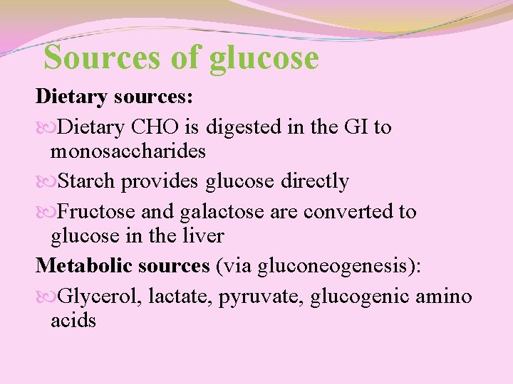 Glucose Homeostasis By Dr Sumbul Fatma Glucose homeostasis