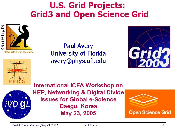 U S Grid Projects Grid 3 and Open