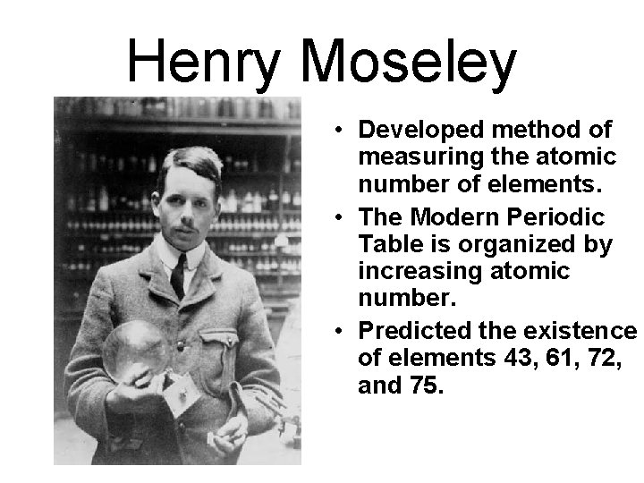 Chapter 6 Developing The Periodic Table The Element