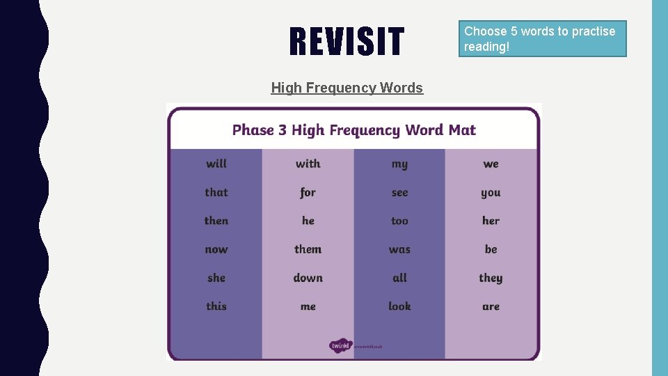 PHONICS THURSDAY TODAY WE ARE LEARNING HOW TO