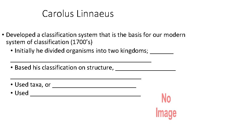 Classification Biological Classification Taxonomy Scientific ...