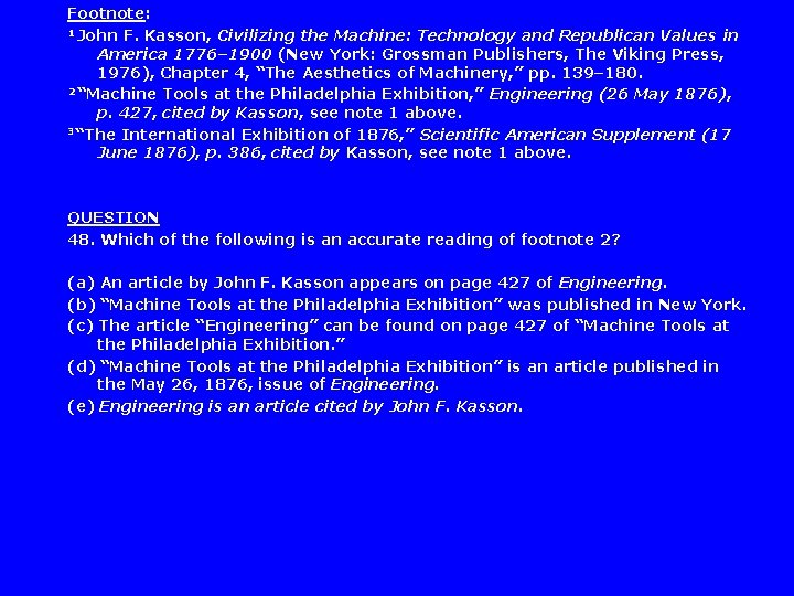 AP LANGUAGE Fun With Footnotes and Endnotes Footnotes