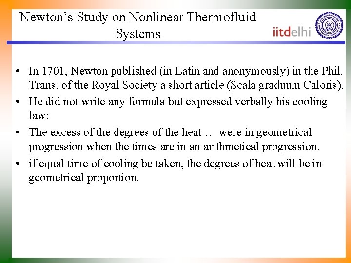 First Order Nonlinear ODEs P M V Subbarao