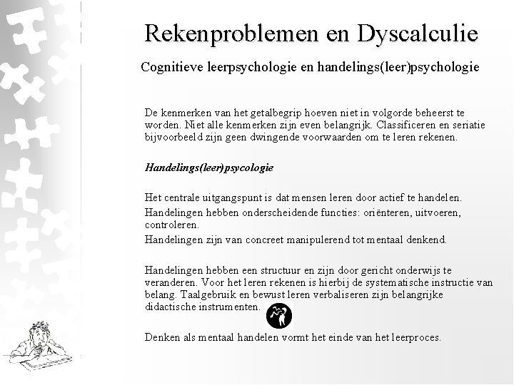 Rekenproblemen en Dyscalculie Cognitieve leerpsychologie en ...