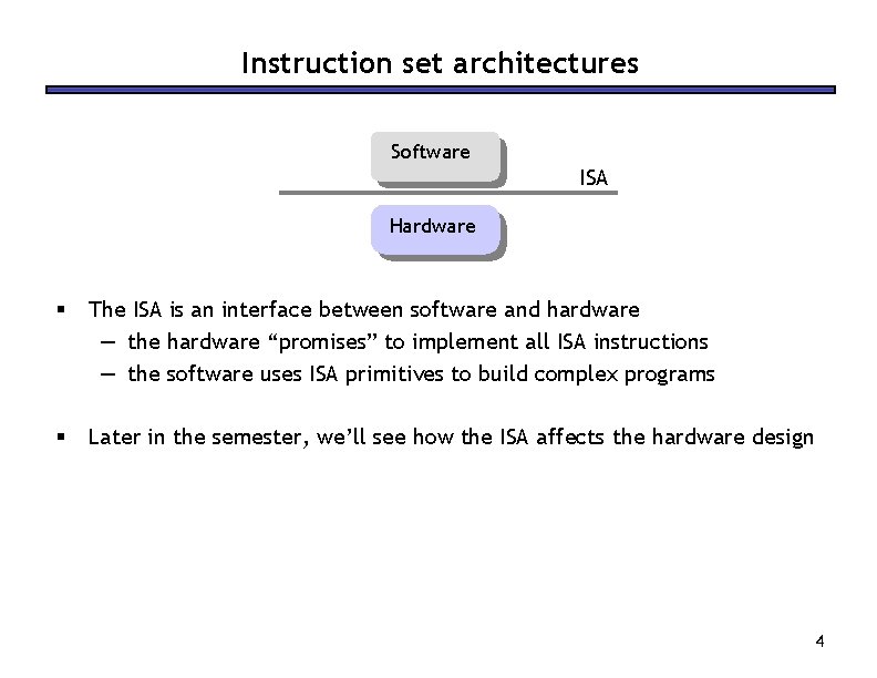 CS 232 Computer Architecture II Fall 2011 Intel