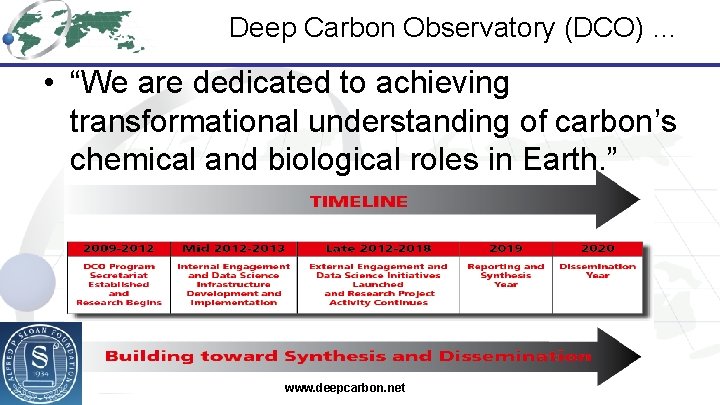 Smart Data in Motion for the Deep Carbon