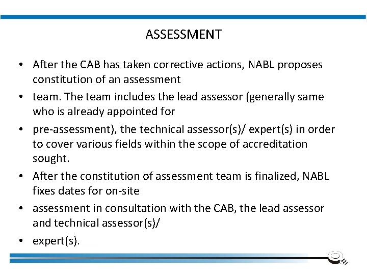 LABORATORY ACCREDITATION PROCESS PRESENTED BY DR S CHAKRABORTY