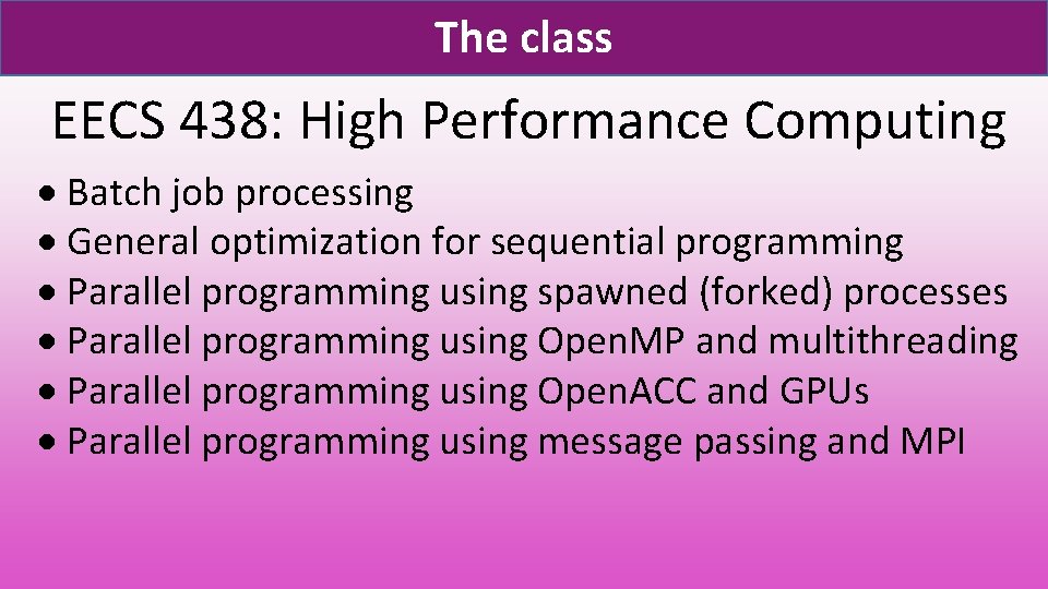 Potential Influence of Prior Experience in an UndergraduateGraduate