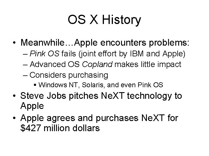 Mac OS X December 5 2005 Fall 2005