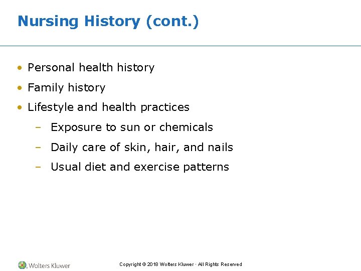 Chapter 14 Assessing Skin Hair and Nails Structure