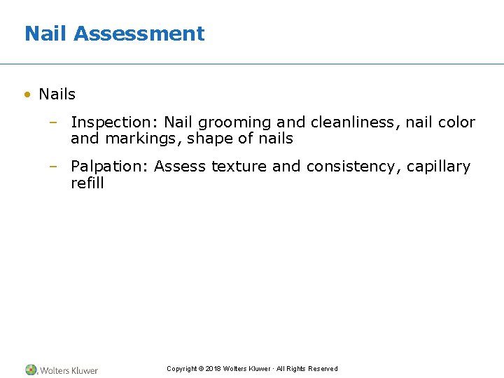 Chapter 14 Assessing Skin Hair and Nails Structure