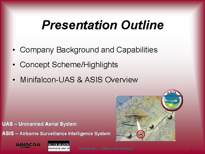 Presentation Outline Company Background and Capabilities Concept ...