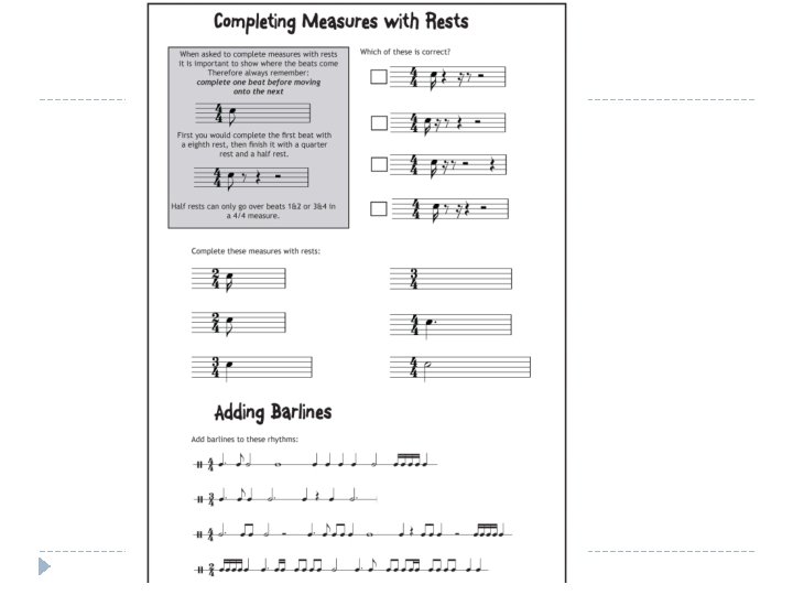 Music Notation Day 2 Time Signature and Note