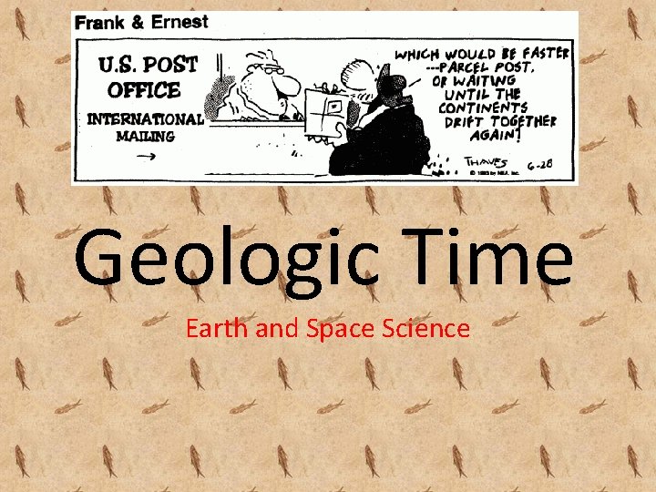 Geologic Time Earth and Space Science Major Questions