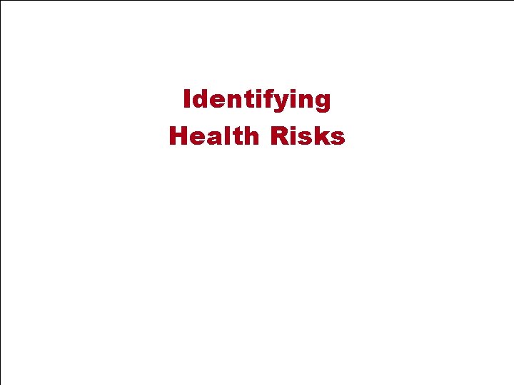Section 1 1 What Is Health What is