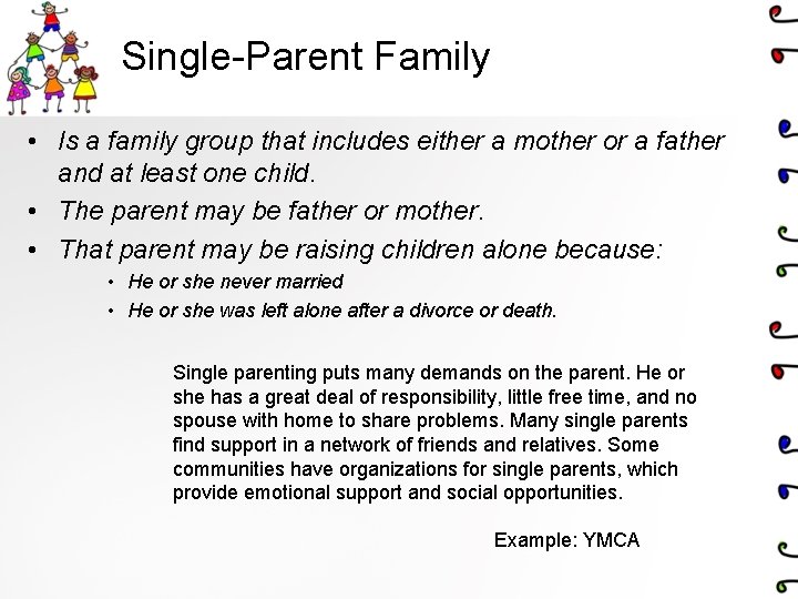 Understanding Families Objectives Explain the importance of the