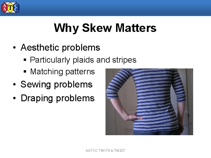 AATCC TM 179 2019 Skew Change in Fabrics