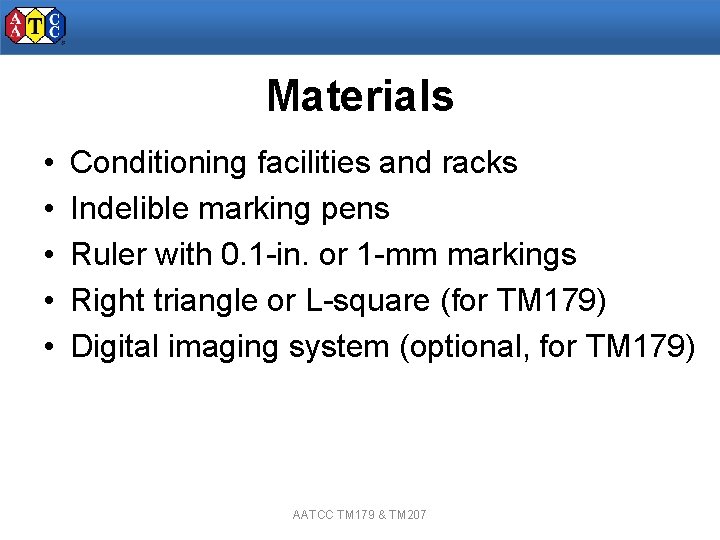 AATCC TM 179 2019 Skew Change in Fabrics
