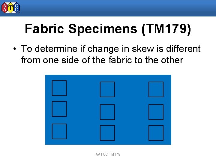AATCC TM 179 2019 Skew Change in Fabrics